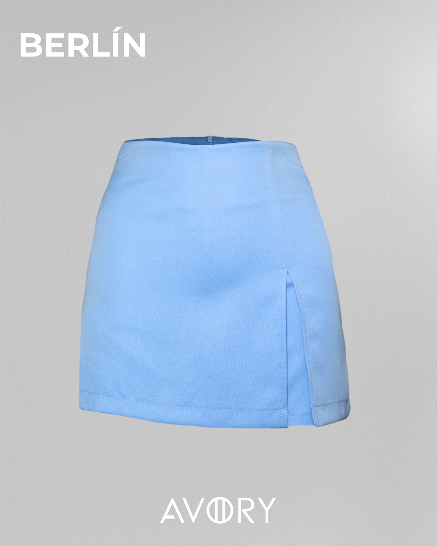 Falda Short Berlín Azul